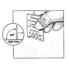 Powder Checker Comb | Powder Thickness Gauge | DFT Instruments