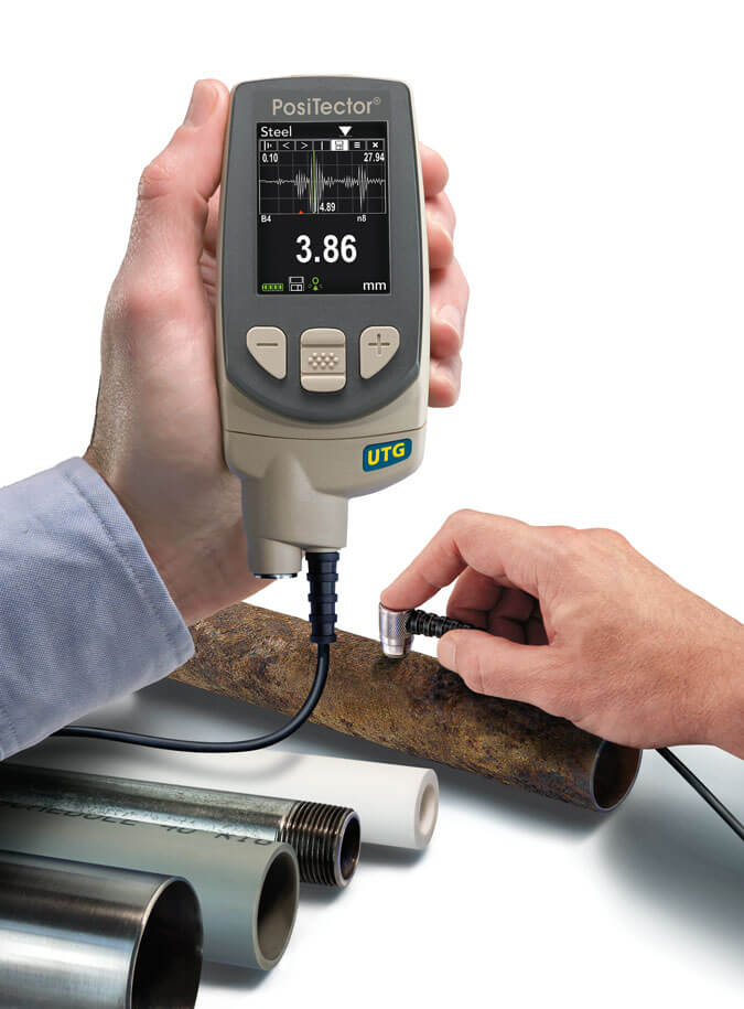 PosiTector UTG Std | Ultrasonic Thickness Gauge Standard | DFT Instruments