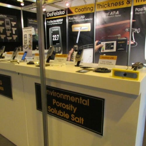 DFT Instruments and DeFelsko Exhibition | Surface World Exhibition NEC 2017