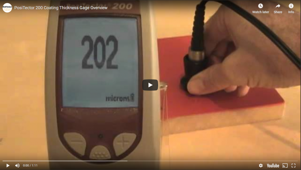 PosiTector 200 Coating Thickness Gauge | DeFelsko | DFT Instruments