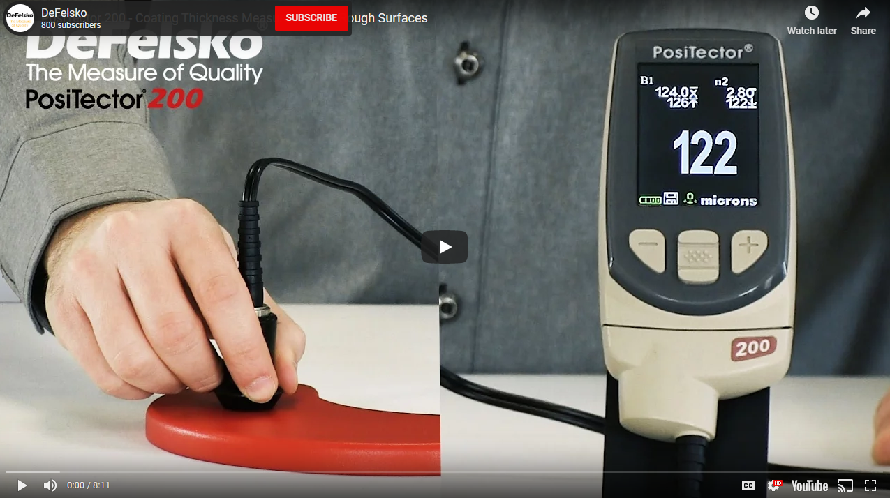PosiTector 200 Coating Thickness Gauge | DeFelsko | DFT Instruments