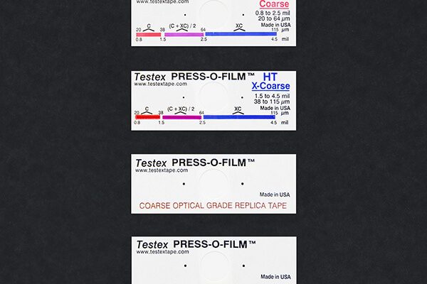 Testex Tape | Testex™ Press-O-Film™ Replica Tape | Only £35 at DFT