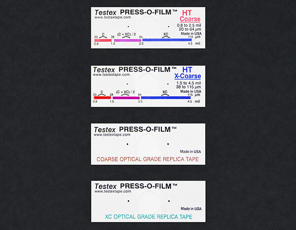 Testex Tape | Testex™ Press-O-Film™ Replica Tape | Only £35 at DFT